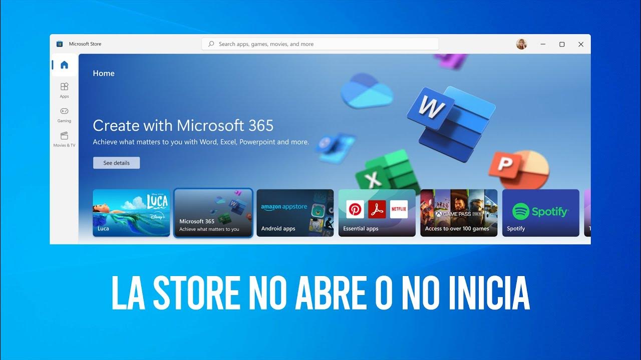 La Microsoft Store no abre no inicia o se traba | solucion Windows 10 - YouTube