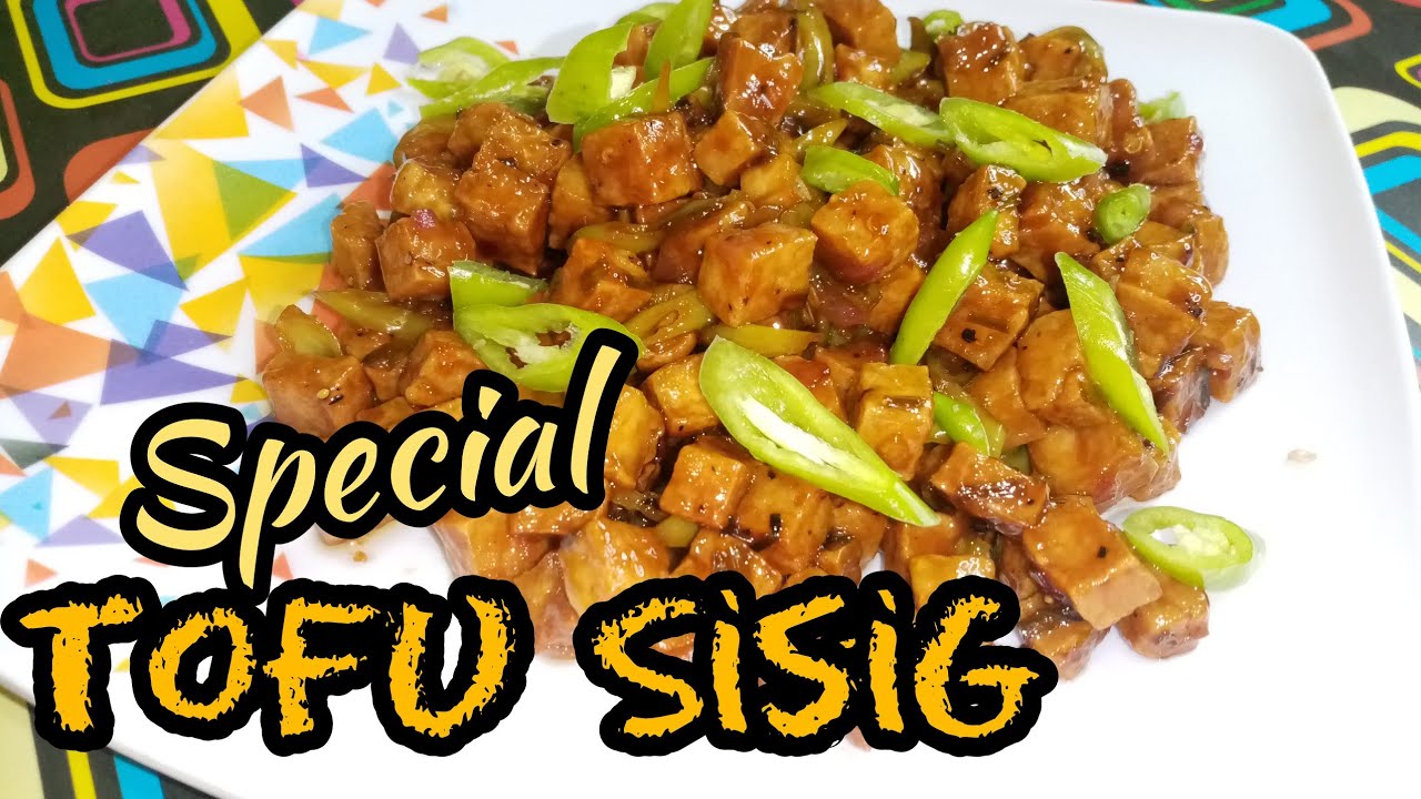 How To make Tofu Sisig | Filipino Recipe at Lutong Pinoy by Jimmy Vlog ...