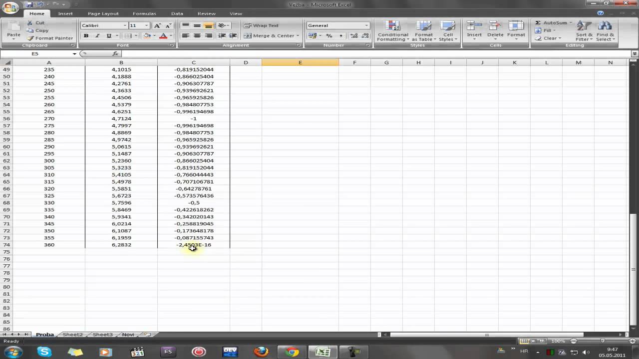 Excel uvod 7.2 - YouTube