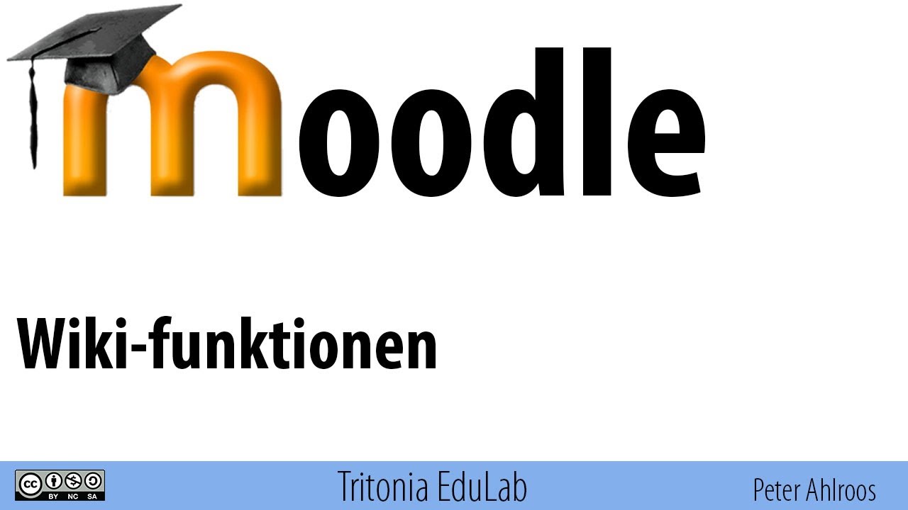 Moodle: wiki-funktionen - YouTube