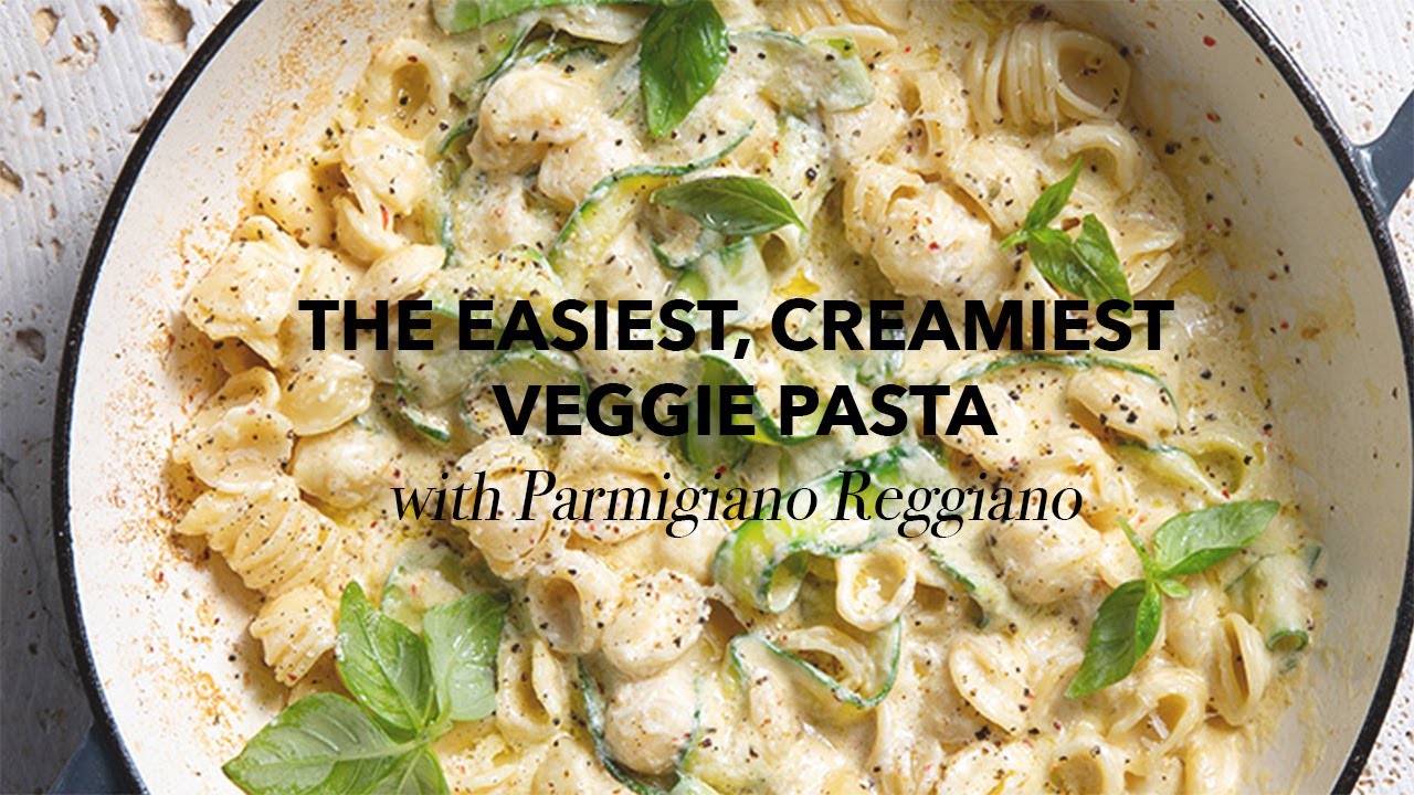 Creamy baby marrow pasta - YouTube