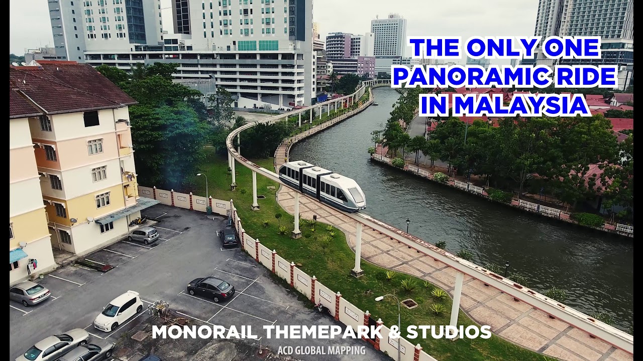 Monorail Themepark & Studios Melaka - YouTube