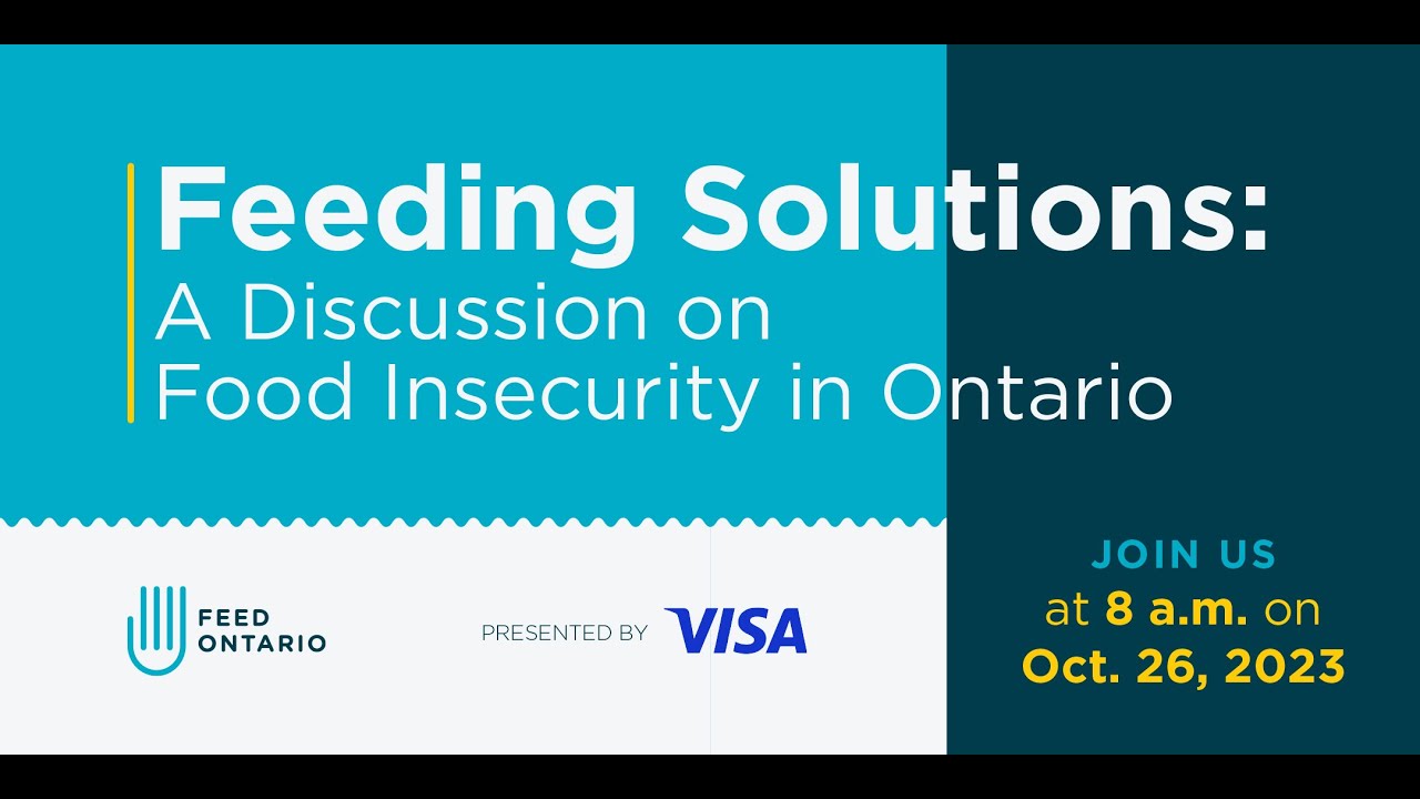 Feeding Solutions: A discussion on Food Insecurity in Ontario - YouTube