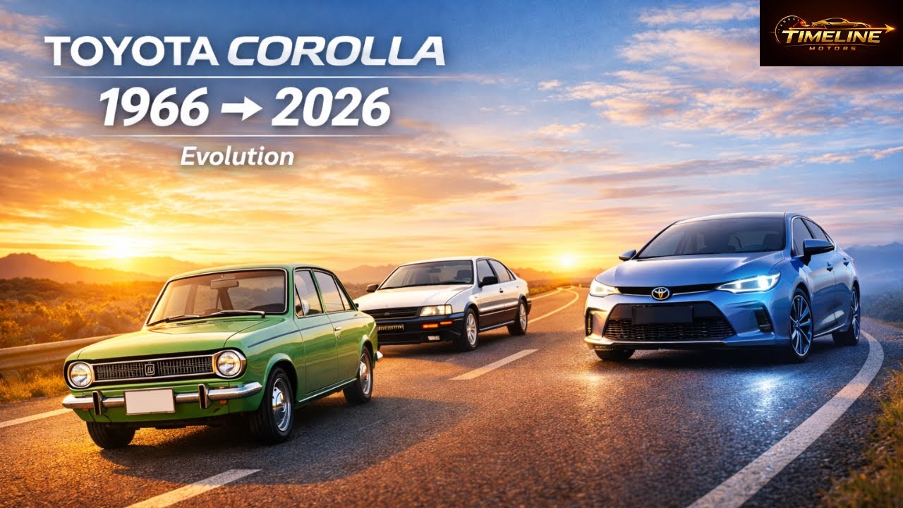 Toyota Corolla Evolution: from 1966 to 2026 (E10 to Next-Gen) - YouTube