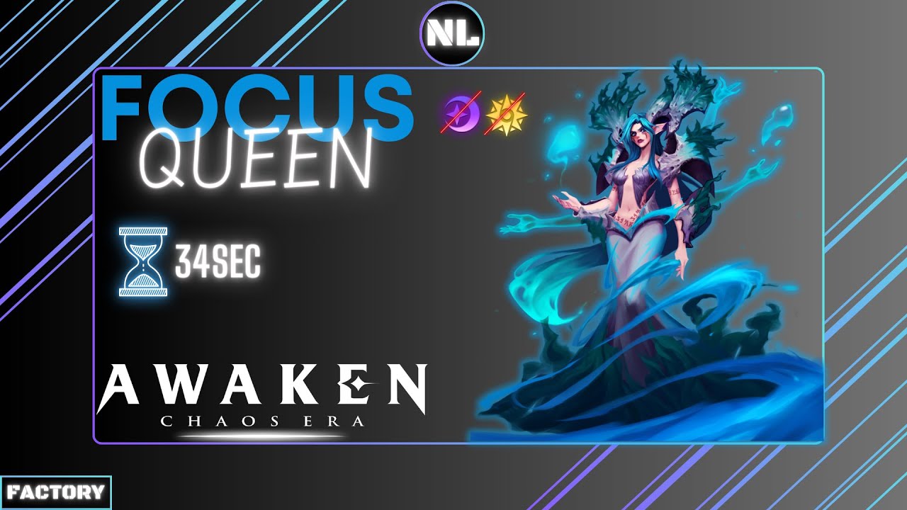 Awaken: Chaos Era , Focus Queen of Tides ! HELL 4 ( 34s / 35s ) - YouTube