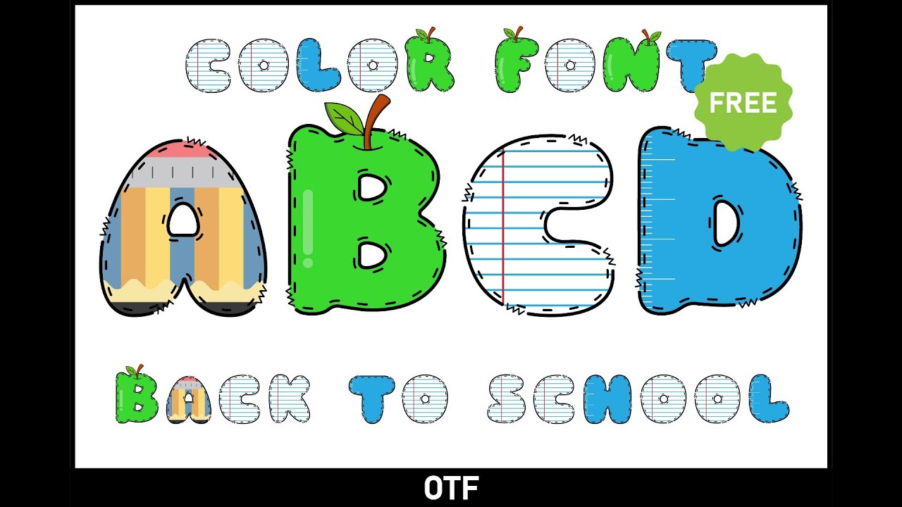 Back to School | Bring Learning to Life with Fun Fonts for Kids' Books ...