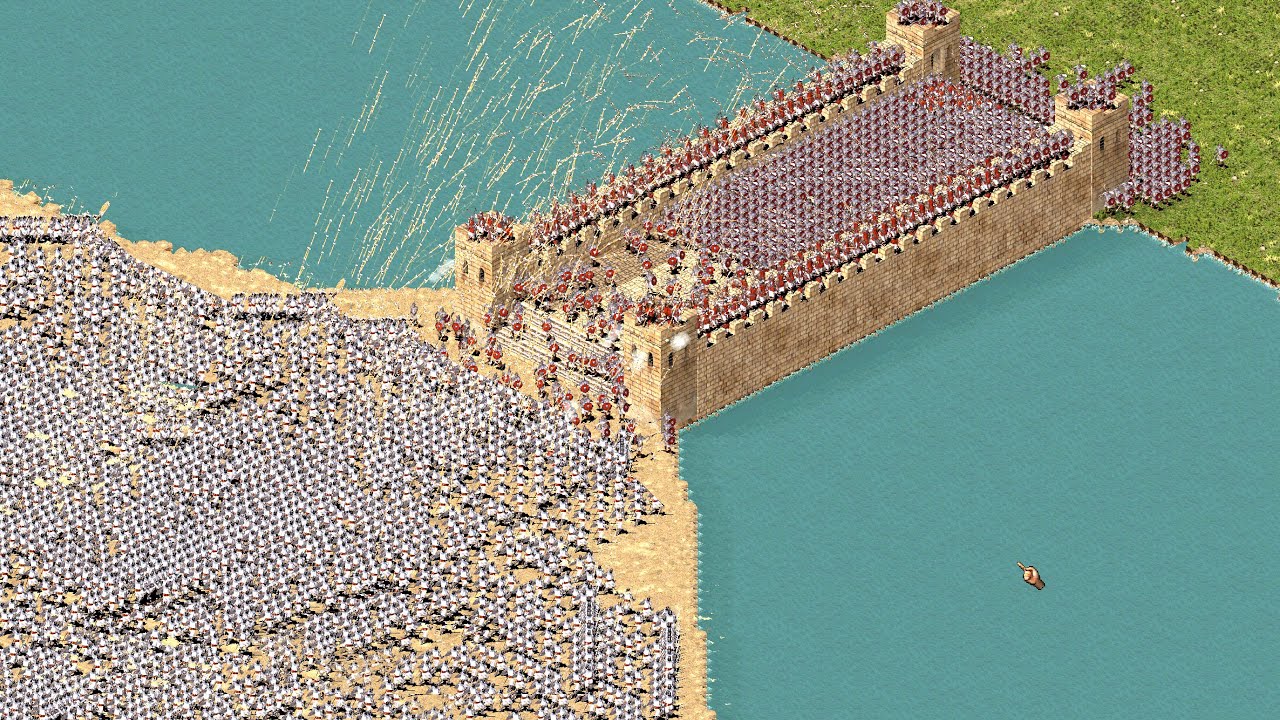 BRDGE DEFENCE - Stronghold Crusader HD - YouTube