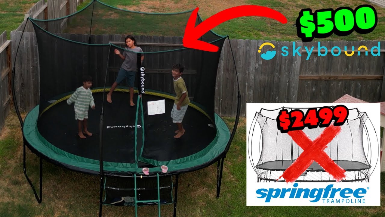 This $500 Springless Trampoline is better than the OG Springfree ...