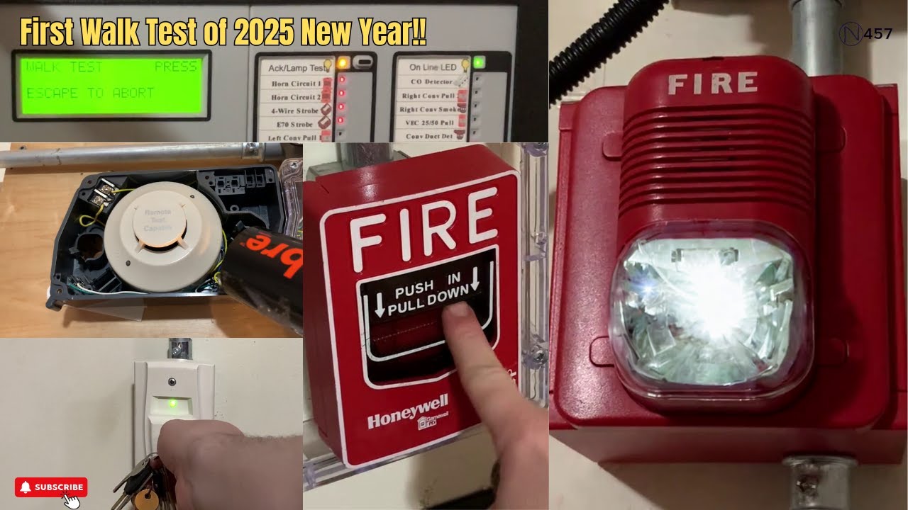 Fire Alarm System January 2025 Walk Test - YouTube