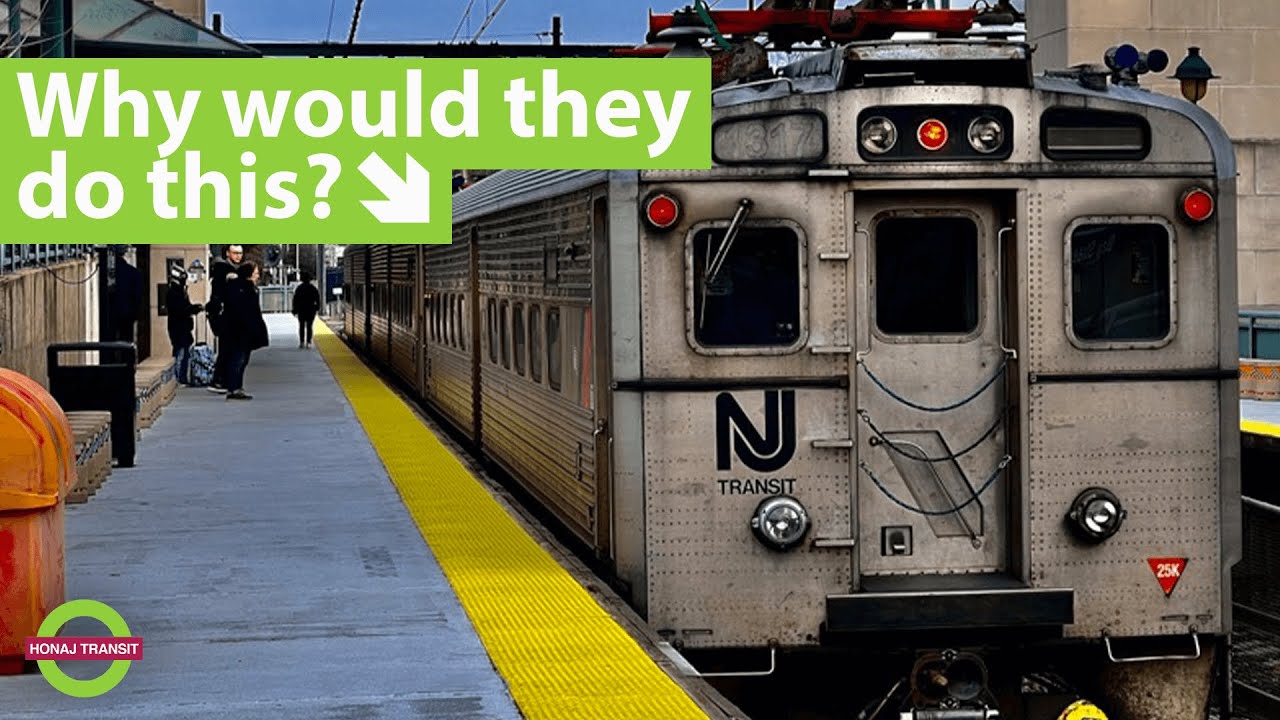 New York City's Weirdest Commuter Train - YouTube