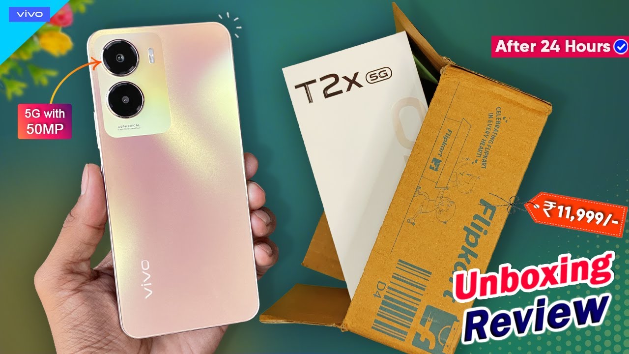 ViVO T2X 5g Unboxing & Review After 24 Hrs | Vivo T2x 5g Bgmi Test ...
