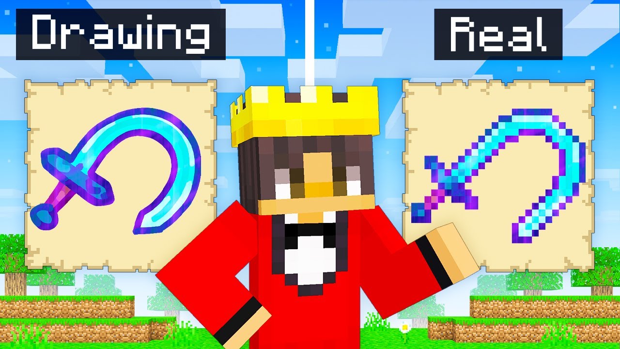 Mongo Gets ANYTHING HE DRAWS In Minecraft! - YouTube