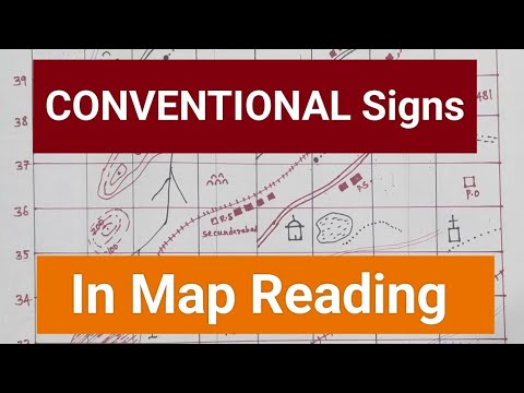 What is Conventional signs in map reading ll for NCC B, C Certificates ...