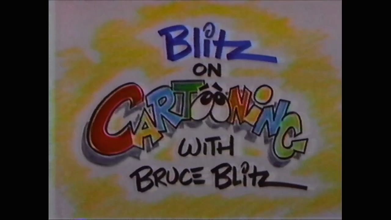 1990 Blitz on Cartooning with Bruce Blitz - YouTube