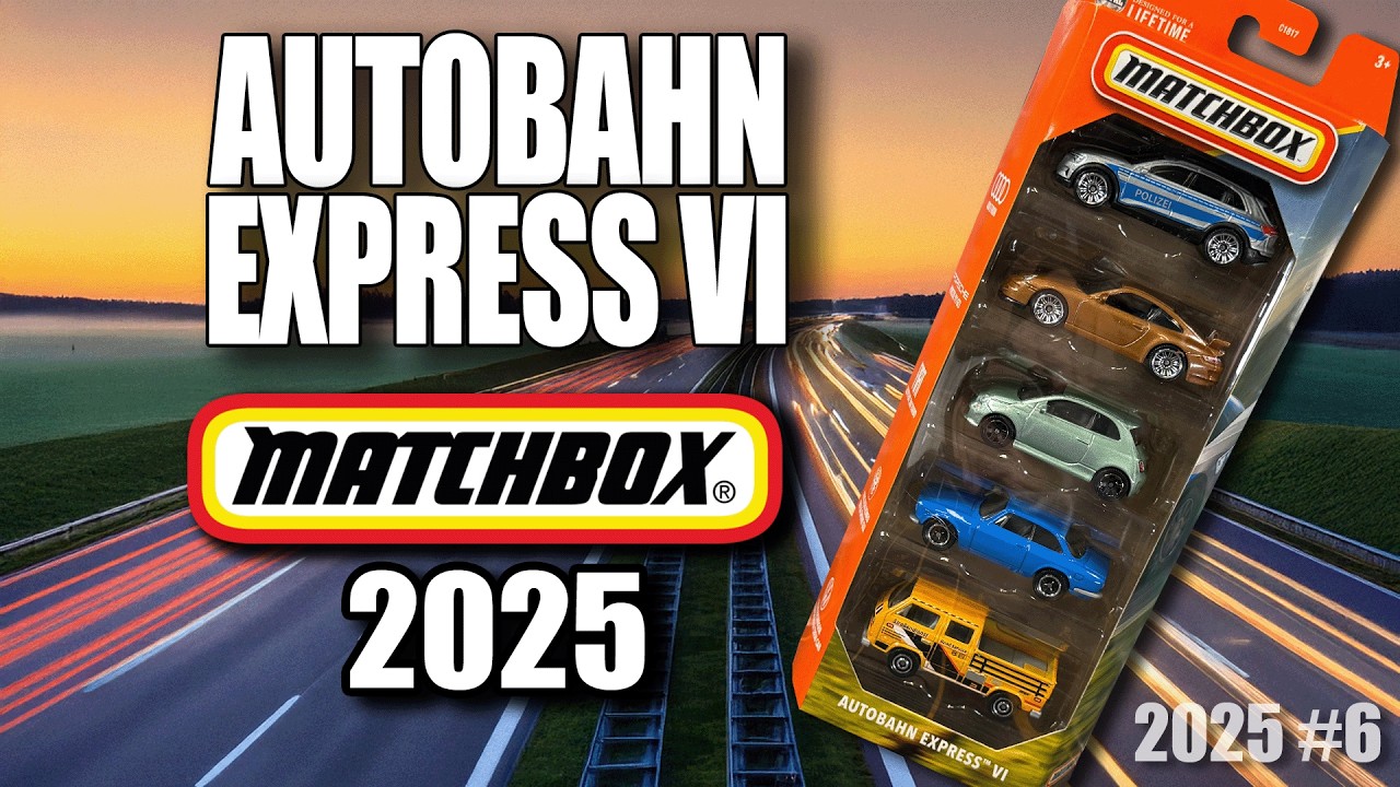Unboxing the NEW 2025 Matchbox AUTOBAHN EXPRESS VI 5-Pack!! - YouTube