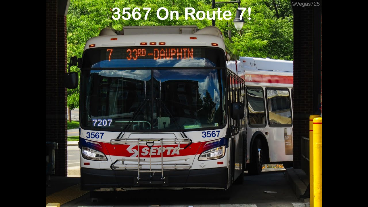 SEPTA New 2023 New Flyer XDE40 #3567 on Route 7, To 33rd-Dauphin! - YouTube
