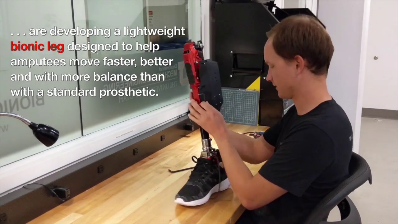 Utah Bionic Leg - YouTube