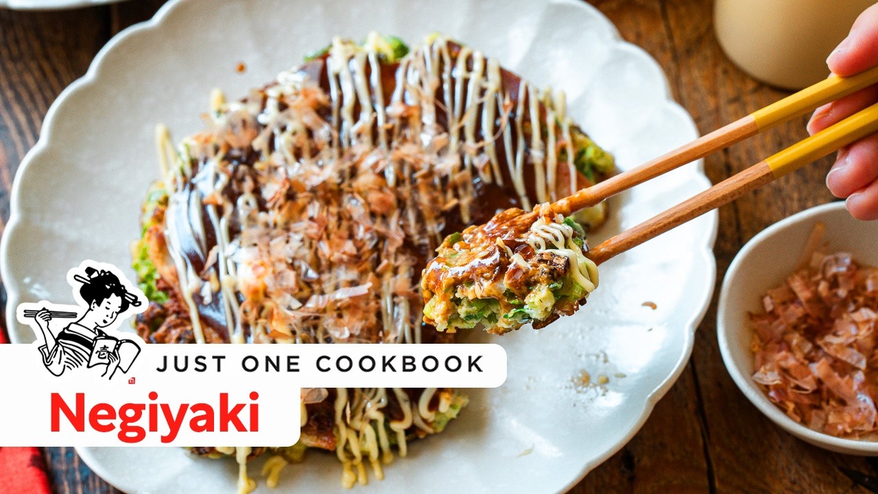 How to Make Authentic Osaka Negiyaki - Easy Recipe Tutorial - YouTube