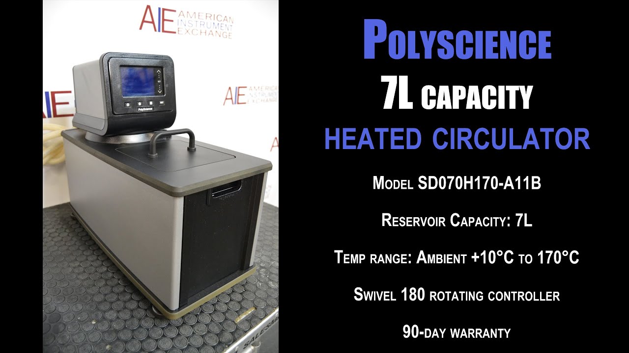 Polyscience 7L Heated Circulator (1495J CIRC) - YouTube