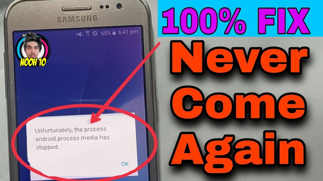حل مشكله Unfortunately, the process android process media has stopped ...