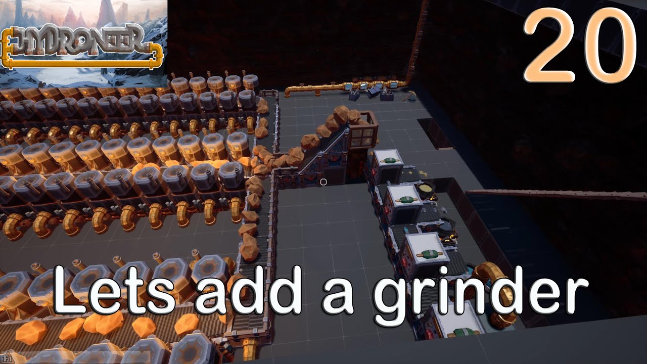 Hydroneer V1 3 Lets Add A Grinder Ep 20 - YouTube