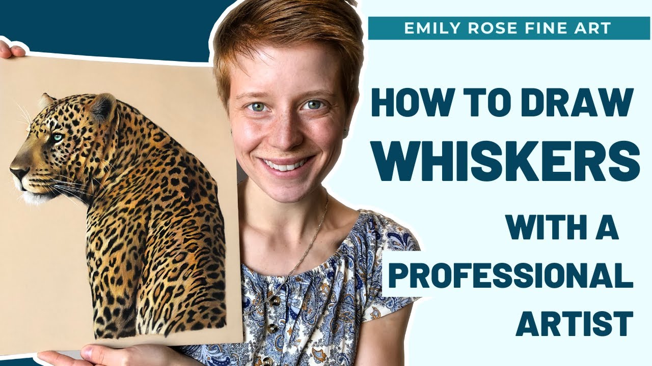 Easily Draw Perfect Whiskers - in Pastel Pencils - YouTube