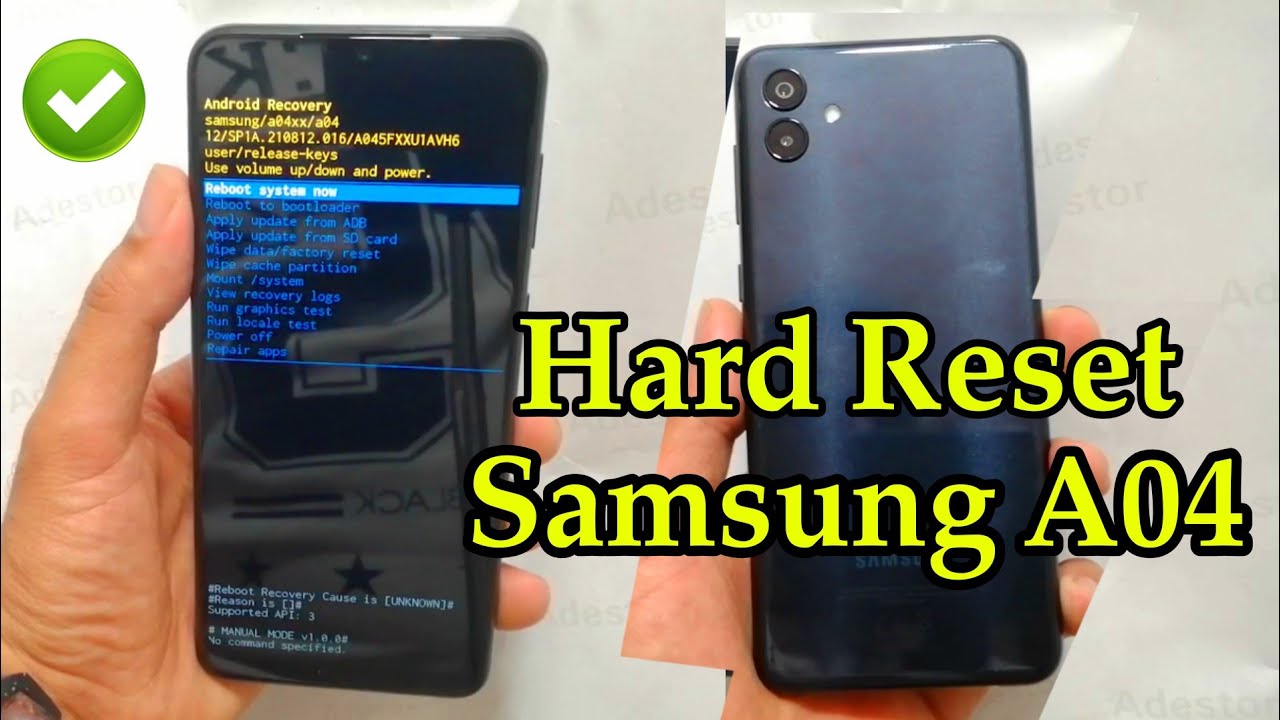 Hard Reset Samsung Galaxy A04 YouTube hard-reset-samsung-galaxy-a04-youtube