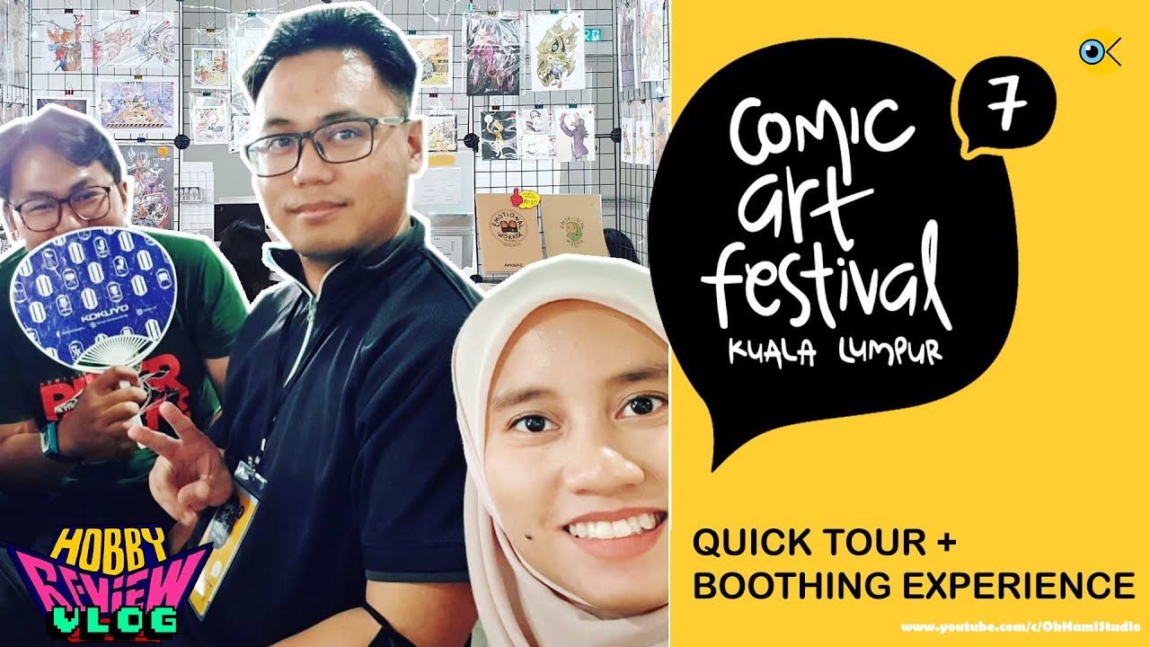 Comic Art Festival Kuala Lumpur 2023 | Quick Tour + Boothing Experience ...
