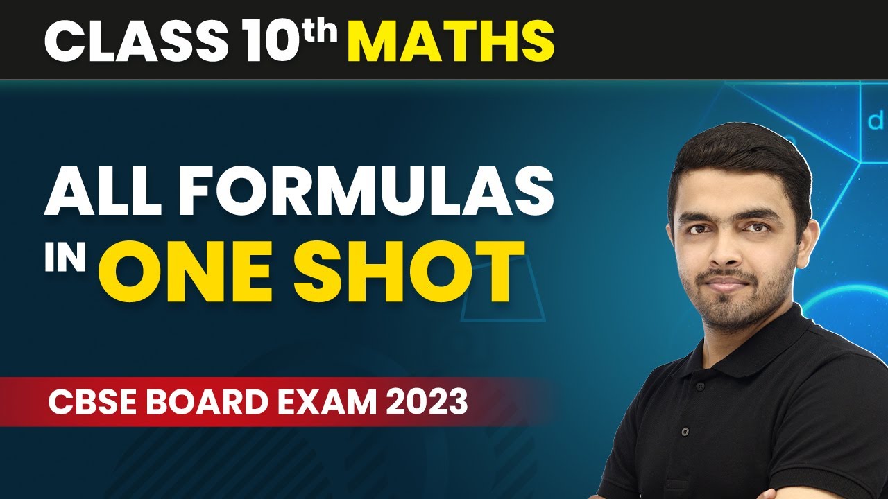 Class 10 Maths - All Formulas in One Shot | Most Important Maths ...