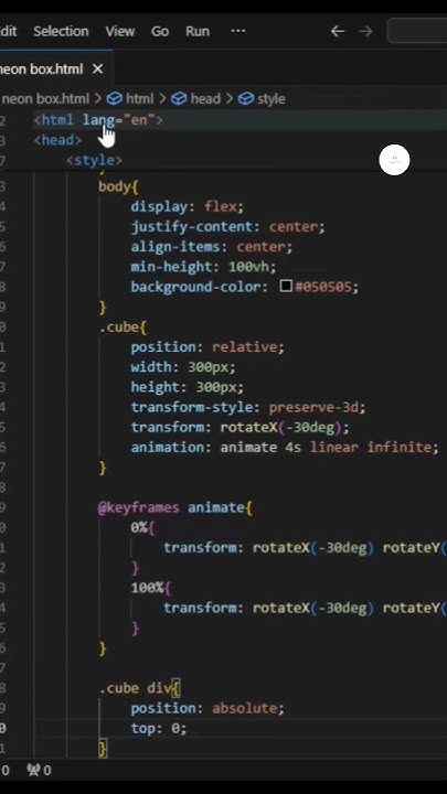 how to create a box in html css l html css se box kaise banaye #shorts #html #css #tech # ...