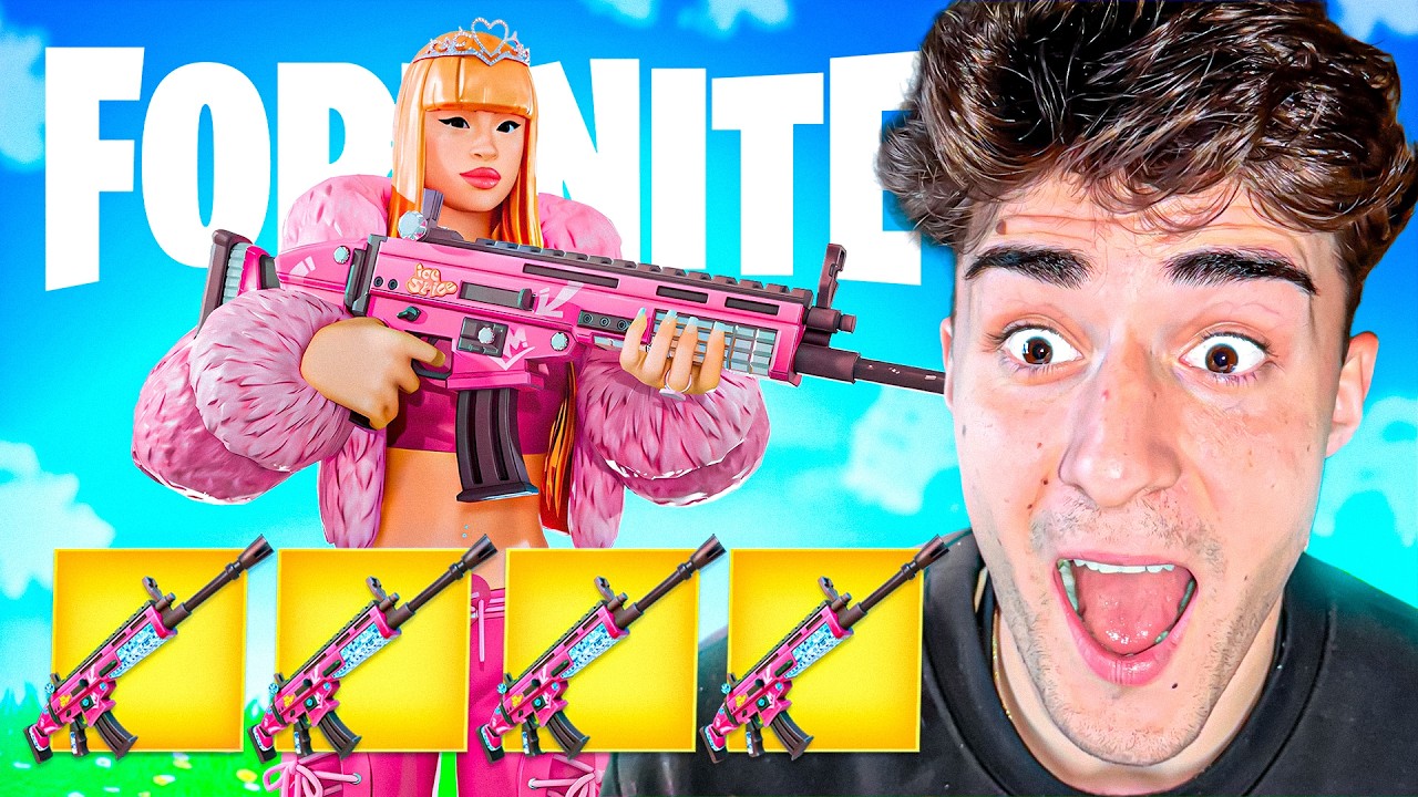 GANÉ SOLO con la SCAR MÍTICA de ICE SPICE en FORTNITE REMIX - YouTube