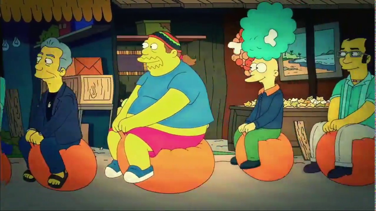 The Simpsons - FXX Vaporwave Bumper (2018) - YouTube