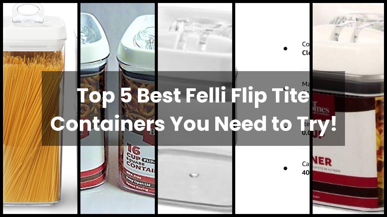 【Felli flip tite containers】Top 5 Best Felli Flip Tite Containers You ...