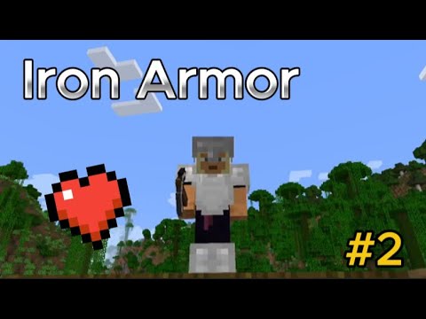 I MADE MY IRON ARMOR | MINECRAFT Survival Series #2 - YouTube