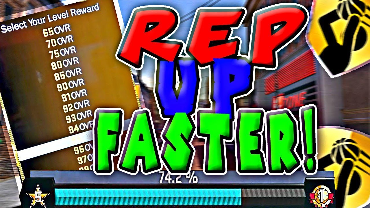 NBA 2K18 HOW TO REP UP FAST! FASTEST WAY TO REP UP NBA 2K18 - YouTube