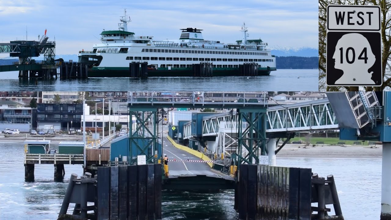 WSF M/V Wenatchee Departing Edmonds - YouTube