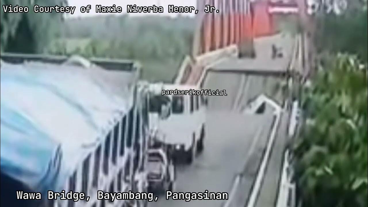 WAWA BRIDGE BAYAMBANG PANGASINAN BUMAGSAK - YouTube