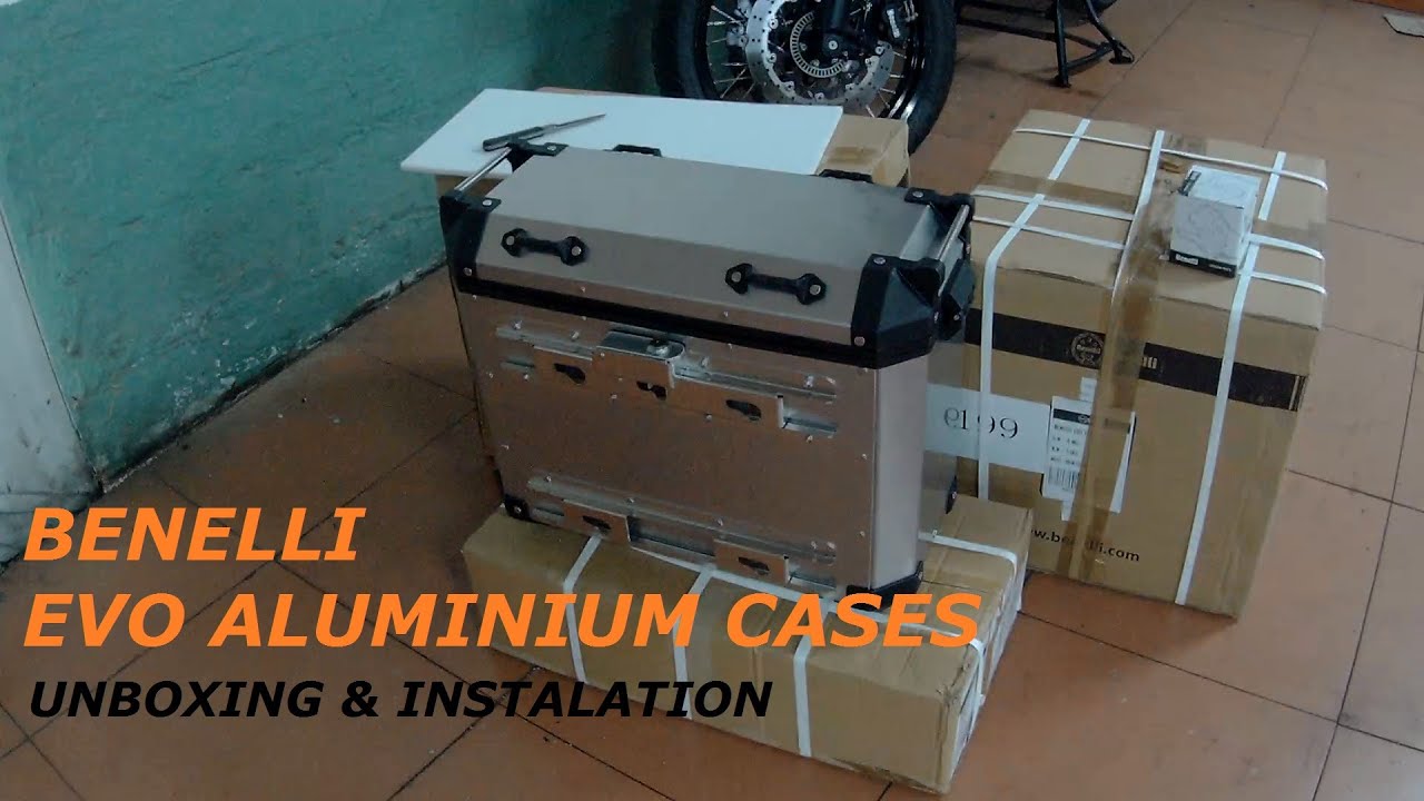 Benelli TRK 502 X - Benelli EVO Aluminium Cases - YouTube
