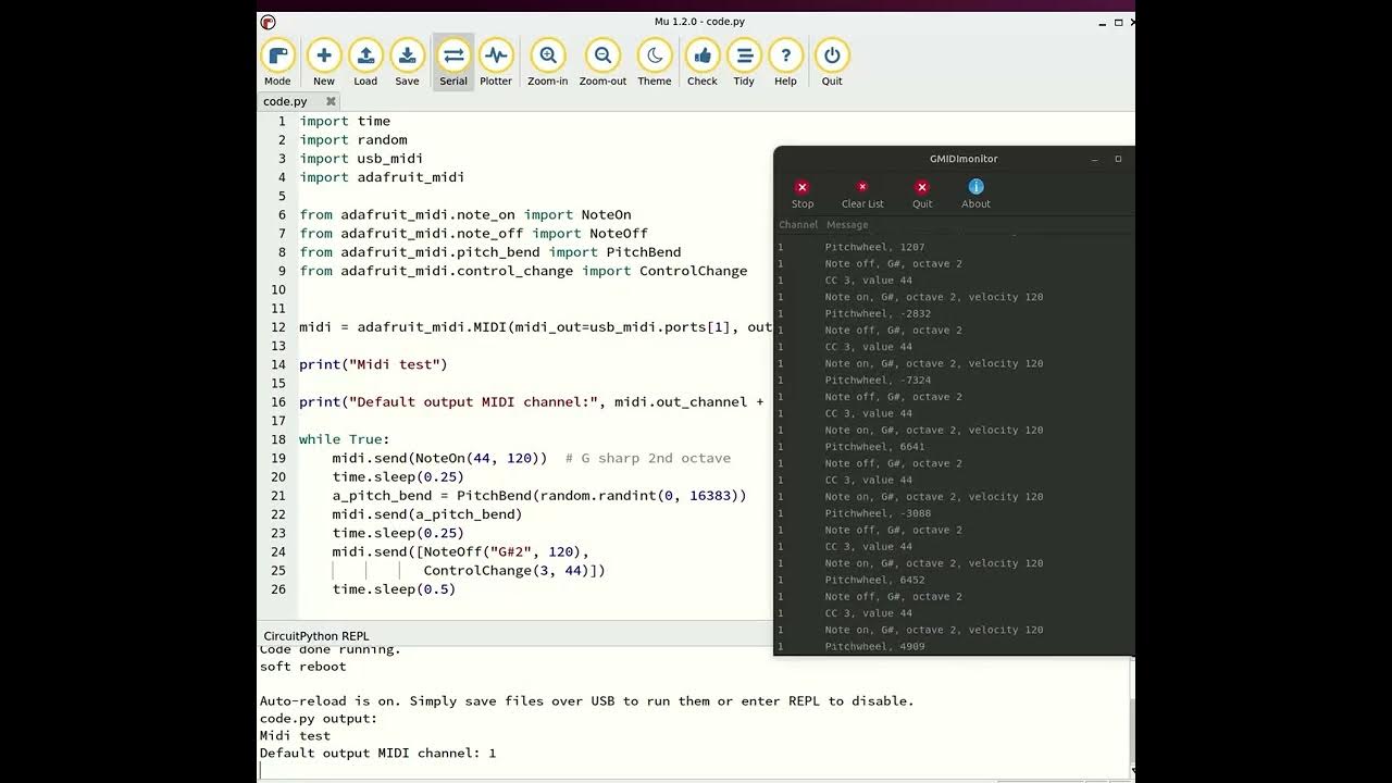 CircuitPython MIDI on a PICO(2) - YouTube