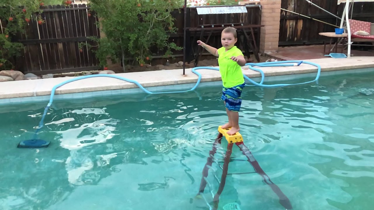 Ladder pool diving - YouTube