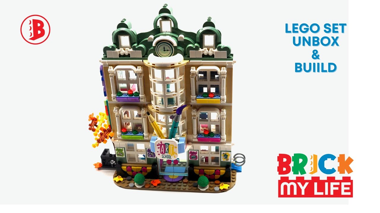 Creative Build: LEGO 41711 Emma’s Art School Time-Lapse | 844-Piece ...