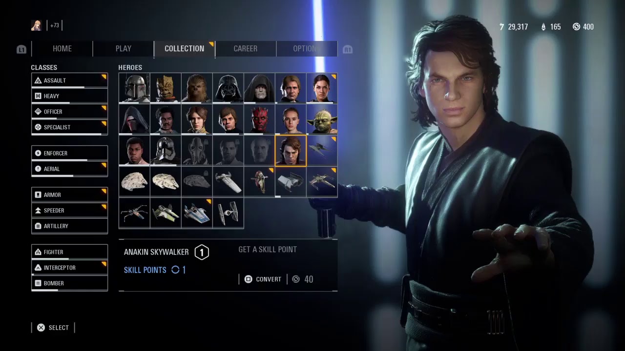 Star Wars Battlefront 2 All Anakin Skywalker Appearances,Emotes and ...