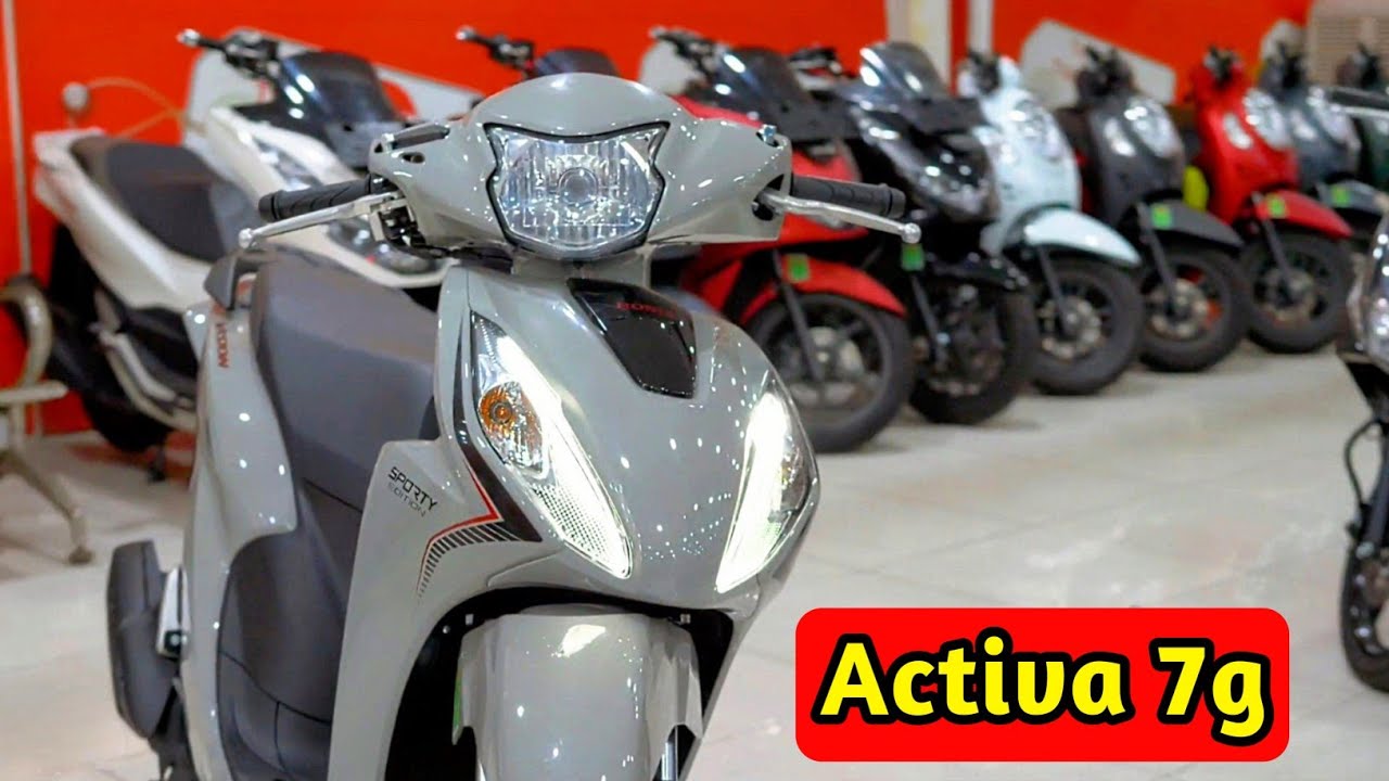 Activa 7G Grey 2023 - Price, Launch Date, Mileage, Top Speed, Colours ...