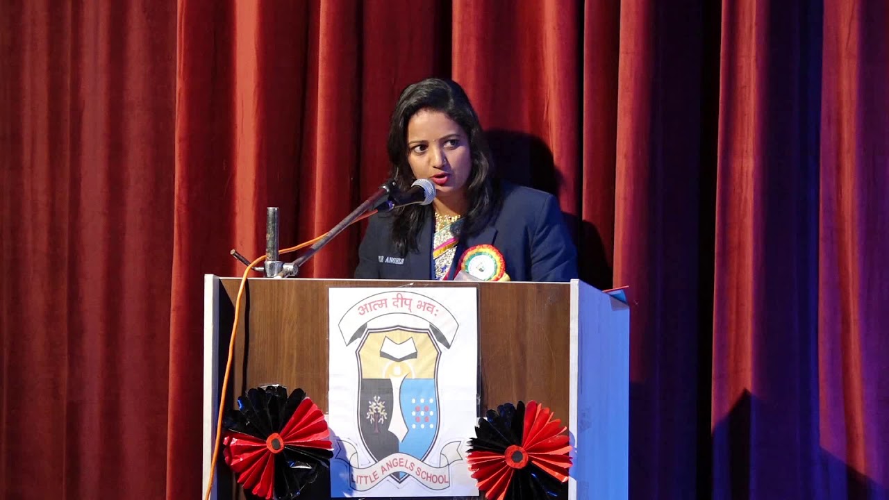 VOTE OF THANKS BY MRS. PAYAL GOYAL,ANNUAL FUNCTION 2018-19,LITTLE ...