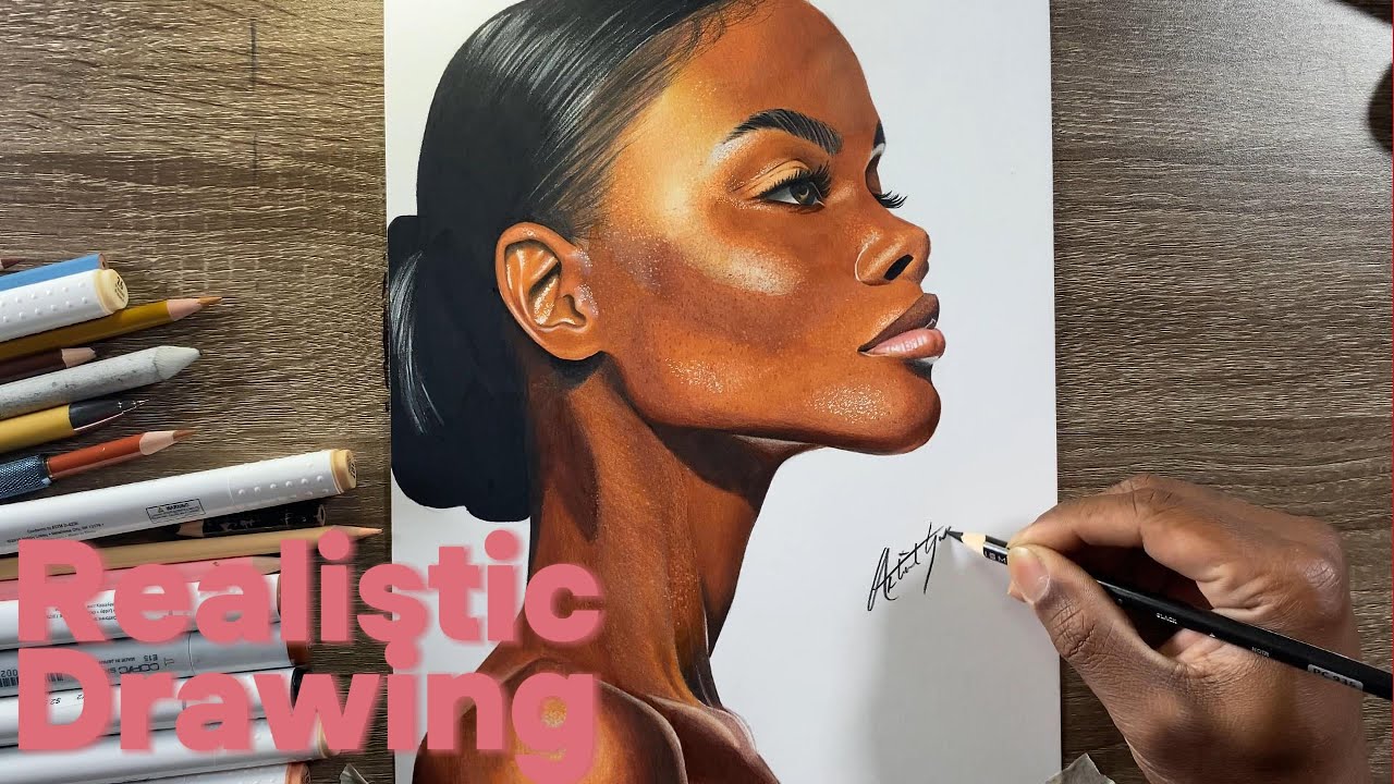 Drawing realistic - YouTube