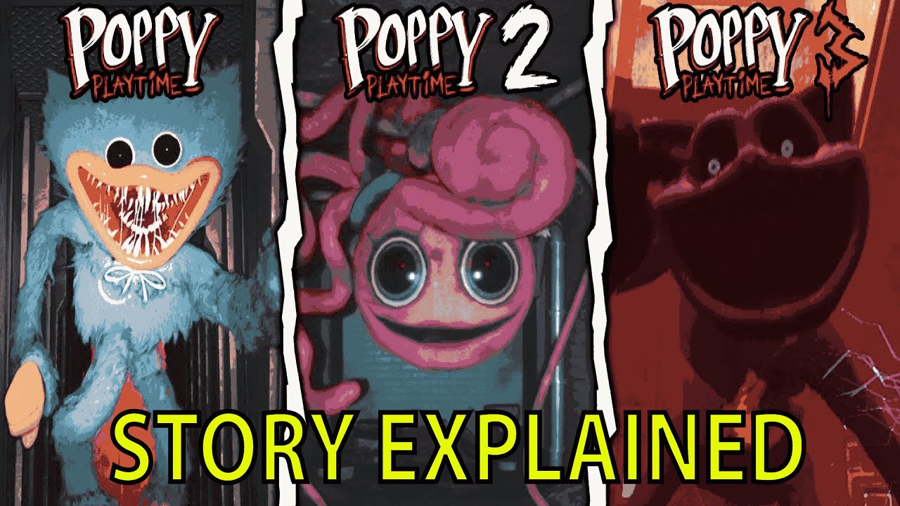 Poppy Playtime Story Explained Till Chapter 3 (Chapter 1 to 3 ...