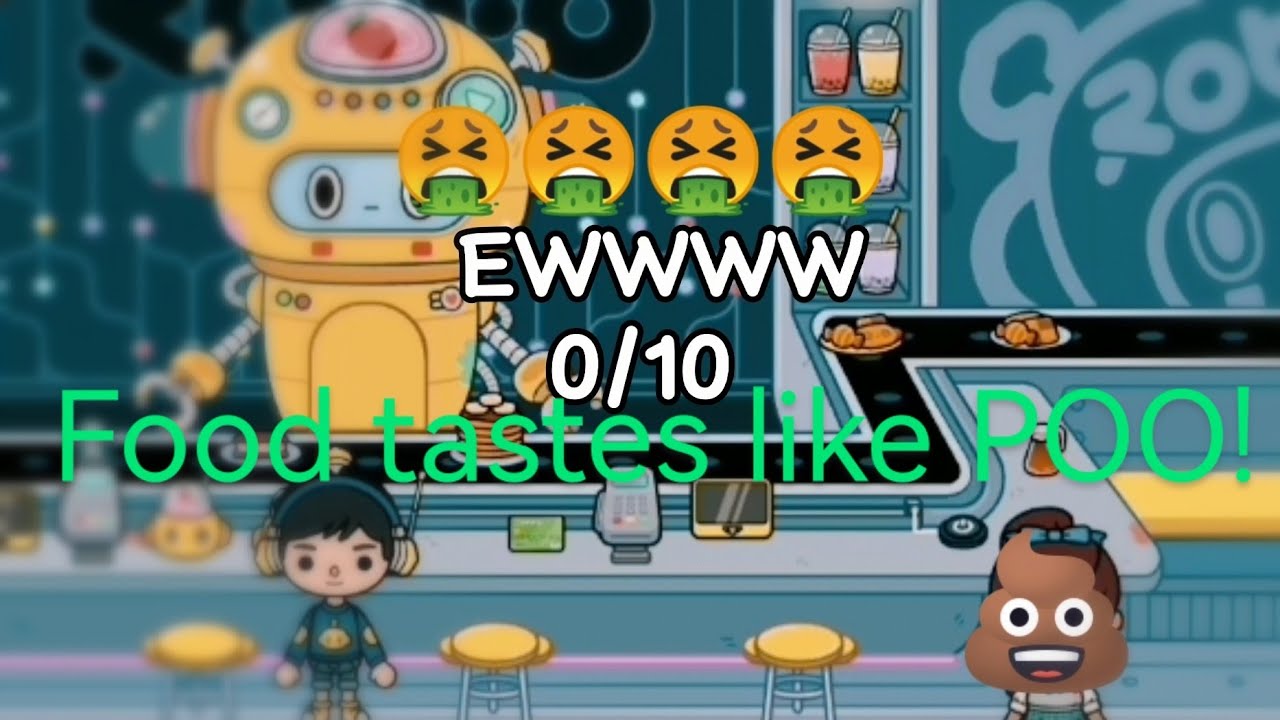 WHAT TOCA BOCA FOOD TASTES LIKE POO?! 💩🤮 #tocaboca #tocagamer #poop # ...