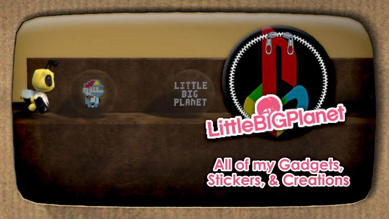 All of my Gadgets, Stickers, & Creations (No Audio Commentary, LBP1 ...