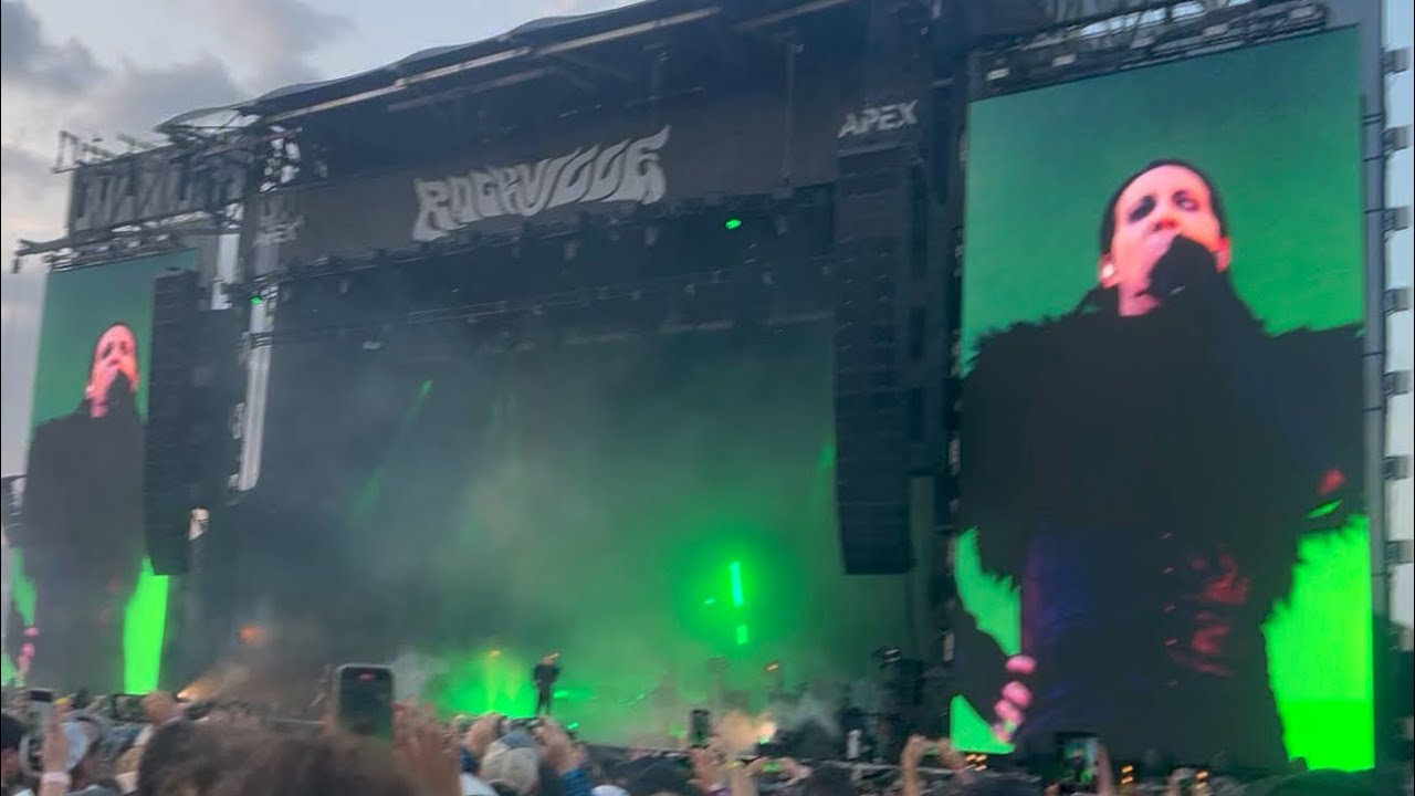 Marilyn Manson live at Welcome To Rockville 2025 - YouTube
