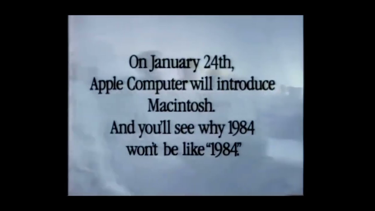 Apple Macintosh 1984 (Super Bowl AD) - YouTube